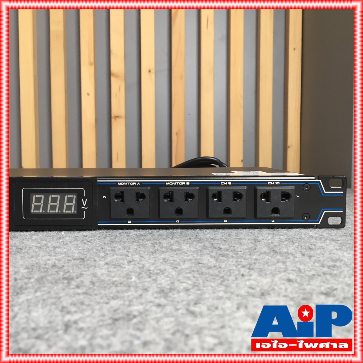ปลั๊กไฟใส่RACK NPE PDR112V 12ช่อง โชว์V PDR-112V ปลั๊กไฟใส่แร็ค รางปลั๊กไฟยึดแร็ก 12ช่องเสียบ เอ ...