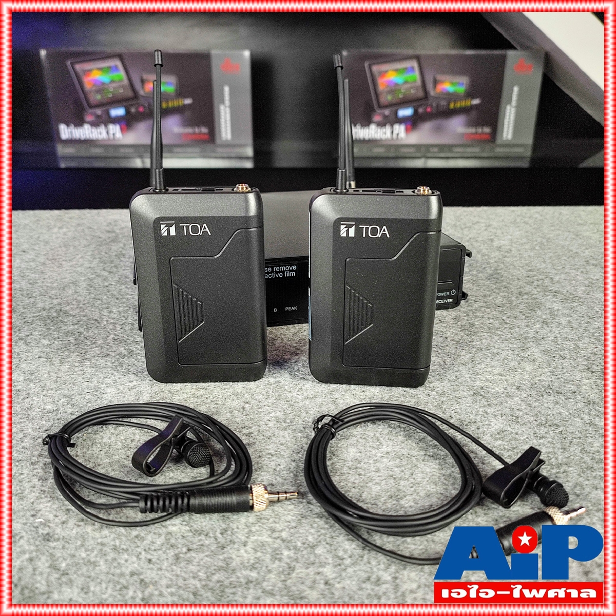 ความถี่ใหม่ กสทช TOA WS-432 AS ไมค์ลอย หนีบคู่ ไมค์ ไมโครโฟน ไมค์ลอยแบบหนีบ WS 432AS WS432AS ...