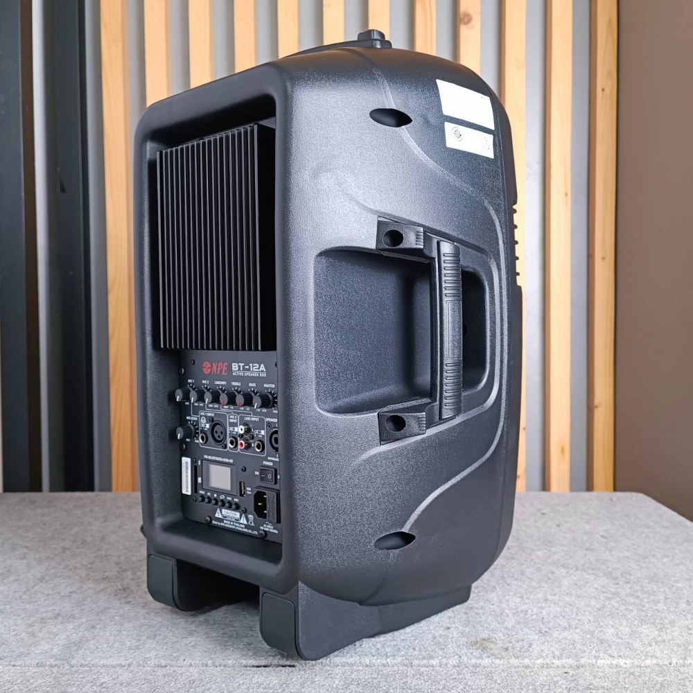 NPE ฺBT-12A ตู้ขยาย 12นิ้ว บลูบูธ ตู้ลำโพงอเนกประสงค์ 12 นิ้ว มีแอมป์ขยายในตัว NPE BT12A BT 12 A ...