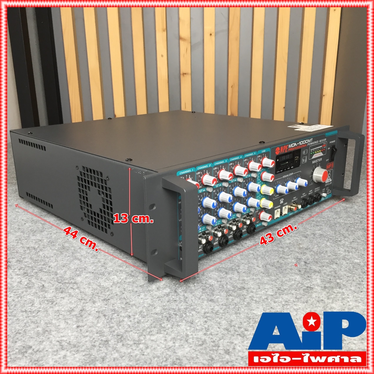 NPE MDA-1000MT POWERMIXER+LINE+USB พาวเวอร์มิกเซอร์ เครื่องขยายเสียง กำลังขับ 1000W MDA1000MT ...