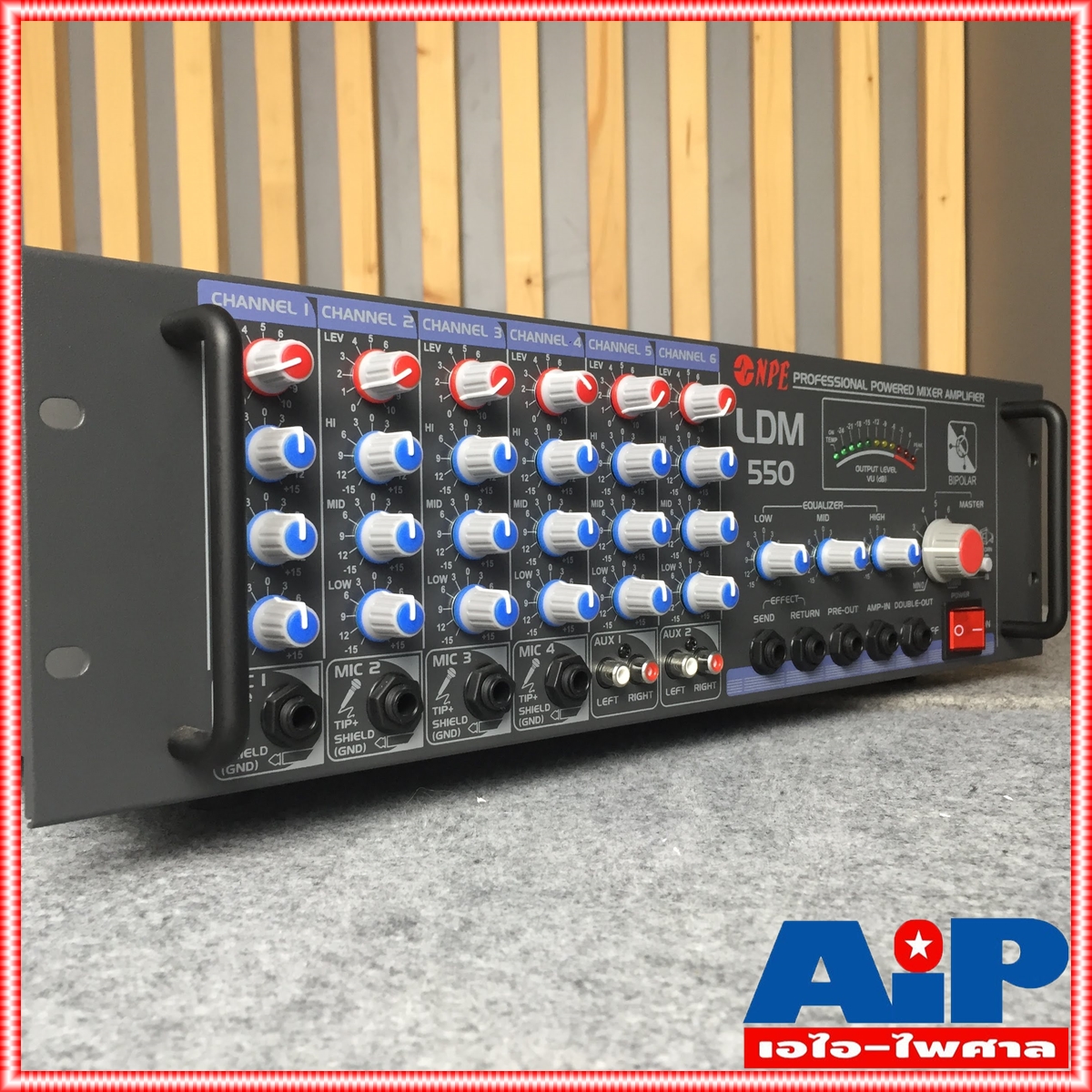 NPE LDM-550 POWERMIXER LINE เครื่องขยายเสียง 550 วัตต์ 4-16 โอห์ม 70-100 โวลท์ LDM550 LDM 550 ...