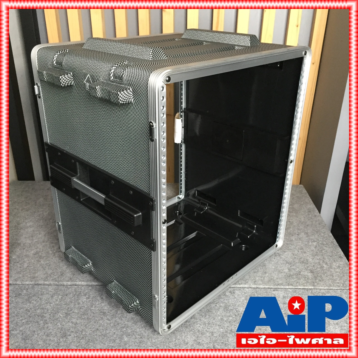 NPE RC ABS12U KEVLAR เคฟล่า ลึก17นิ้ว RACK ABS 12U 17นิ้ว แร็คเครื่องเสียง กล่องเก็บเครื่องเสียง ...