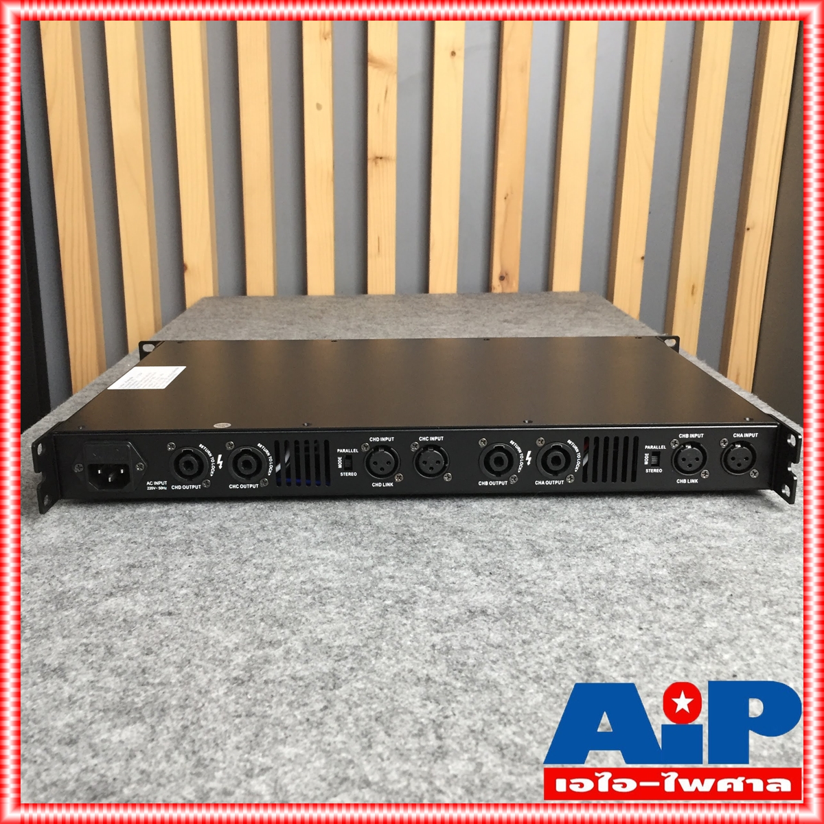 NTS D-3204 poweramp เพาเวอร์แอมป์ เครื่องขยายเสียง 480W x 4 ที่ 4 OHM D3204 D 3204 เอ็นทีเอส เอ ...