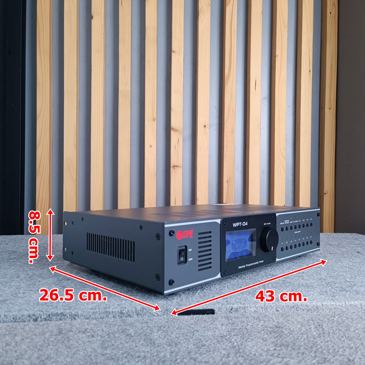 NPE WPT-04 เครื่องโปรแกรมงานประกาศ เป็นอาทิตย์ ตัวจับเวลาแบบตั้งโปรแกรมอัตโนมัติ WPT04 WPT 04 เอ ...