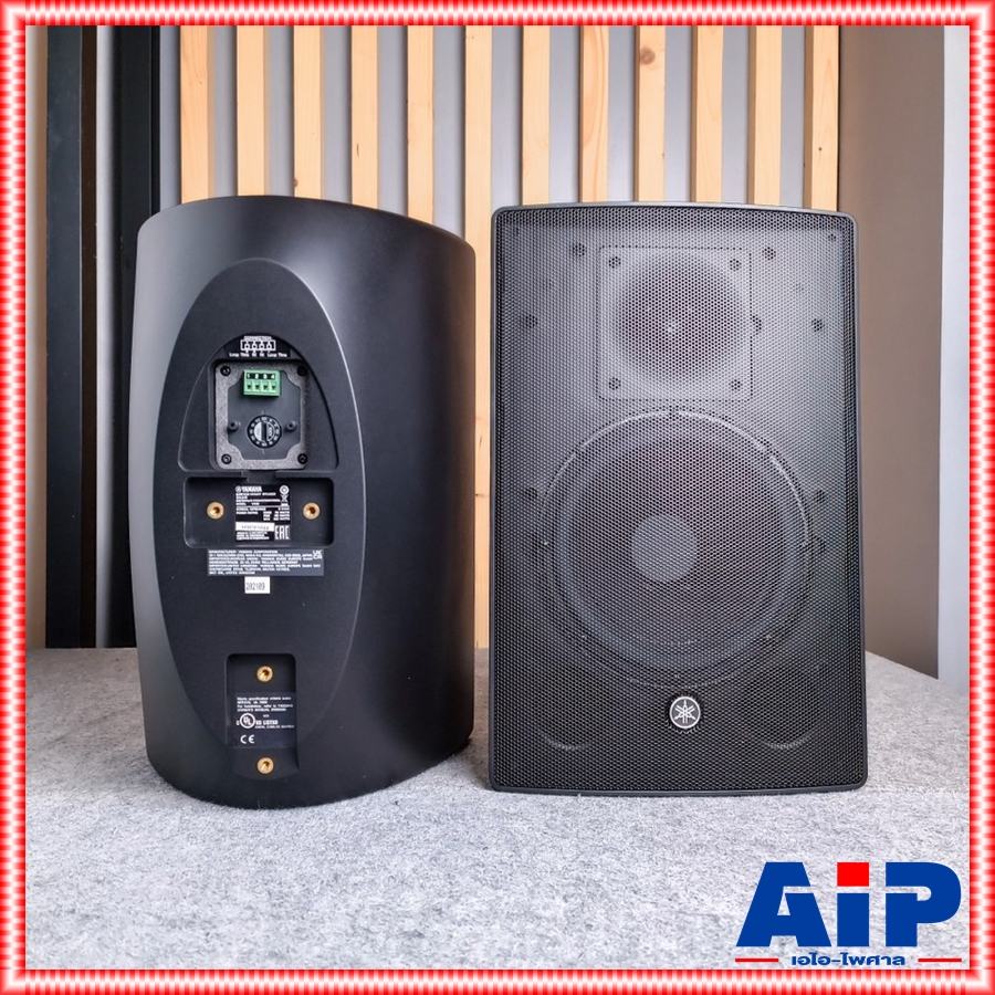 1คู่ สีดำ YAMAHA VXS-8 B ตู้ลำโพง ตู้ลำโพงติดผนัง 2 ทาง ลำโพงห้องประชุม 8นิ้ว ทนกำลังขับ 180 ...