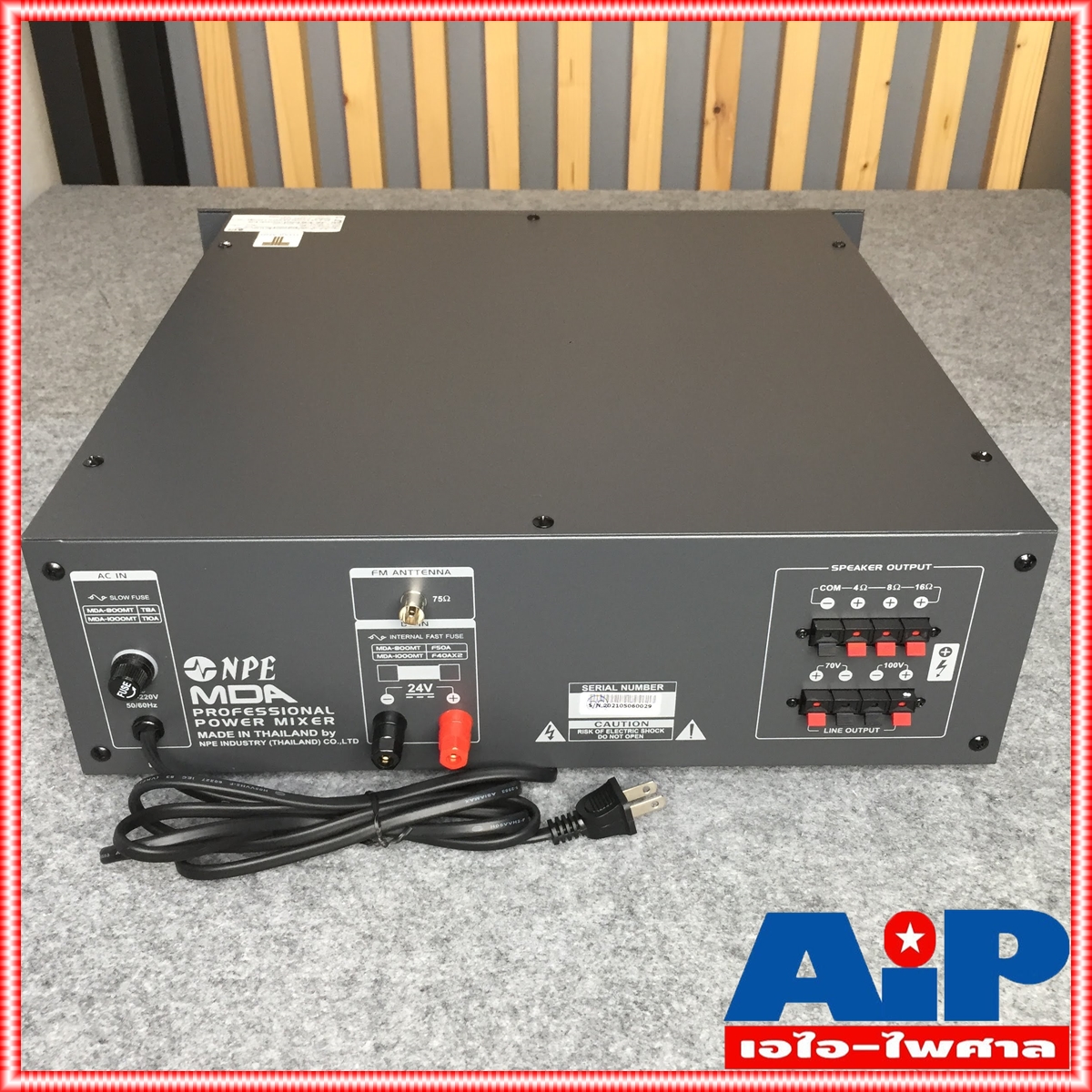 NPE MDA-1000MT POWERMIXER+LINE+USB พาวเวอร์มิกเซอร์ เครื่องขยายเสียง กำลังขับ 1000W MDA1000MT ...