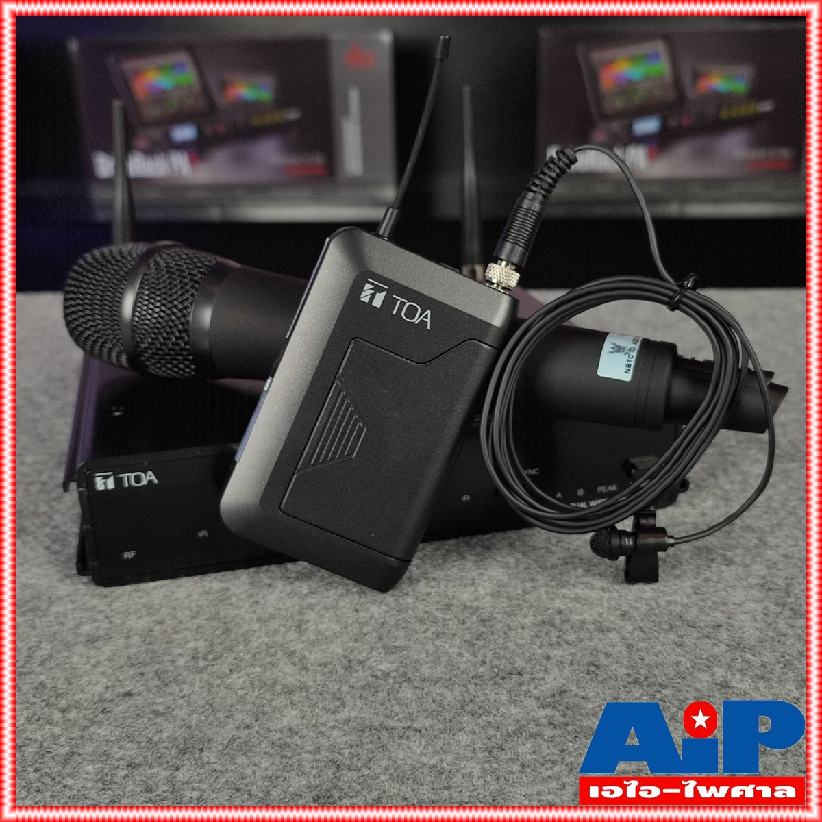 ความถี่ใหม่ กสทช TOA WS-402 AS ไมค์ลอย ถือ+หนีบ ไมค์ ไมโครโฟน WS 402AS WS402AS ไมค์ลอยแบบถือ ...