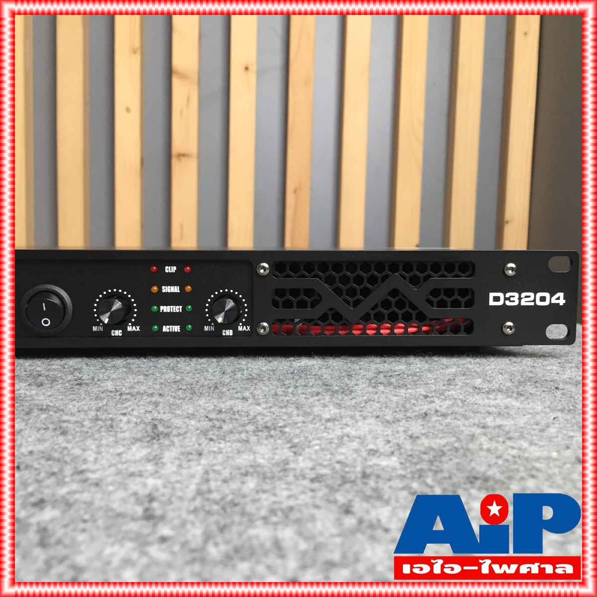 NTS D-3204 poweramp เพาเวอร์แอมป์ เครื่องขยายเสียง 480W x 4 ที่ 4 OHM D3204 D 3204 เอ็นทีเอส เอ ...