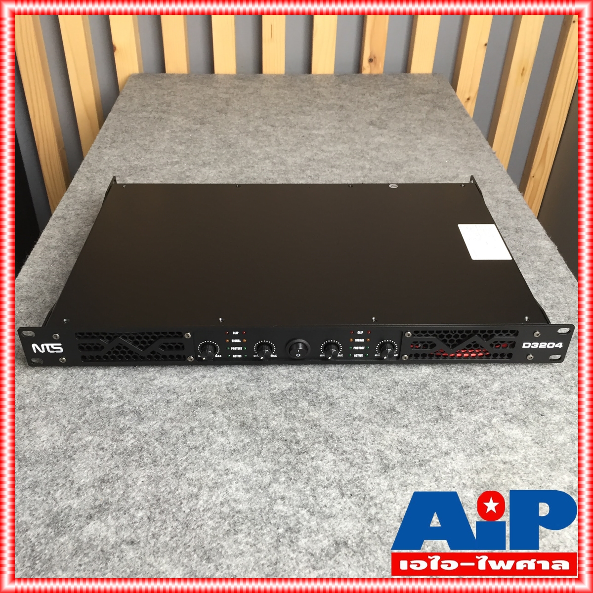 NTS D-3204 poweramp เพาเวอร์แอมป์ เครื่องขยายเสียง 480W x 4 ที่ 4 OHM D3204 D 3204 เอ็นทีเอส เอ ...