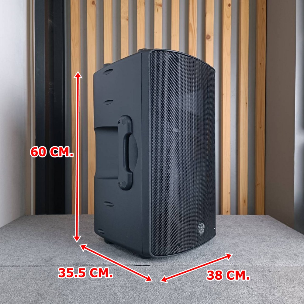 TOPPPRO X-12A MKII active speaker Bluetooth ตู้ลำโพงพลาสติก 12" ตู้ลำโพงเสียงกลาง มีแอมป์ในตัว ...