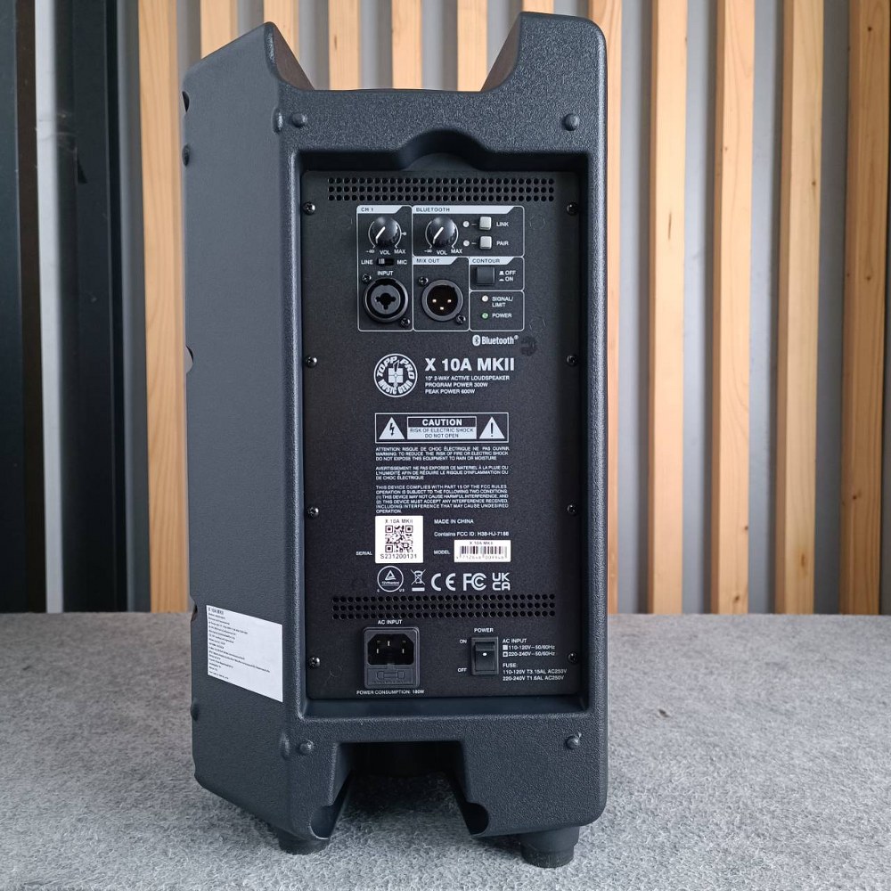 TOPPPRO X-10A MKII active speaker Bluetooth ตู้ลำโพงพลาสติก 10" ตู้ลำโพงเสียงกลาง มีแอมป์ในตัว ...