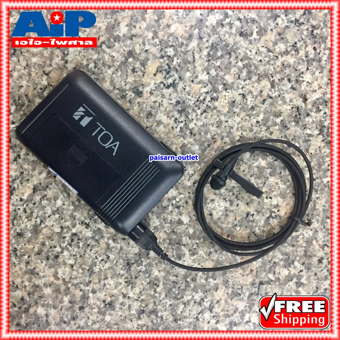 TOA WS-5325M SETไมค์ลอยหนีบ ไมค์โครโฟนแบบหนีบไร้สาย คลื่น UHF WS5325M WS 5325 M เอไอ-ไพศาล - เอ ...