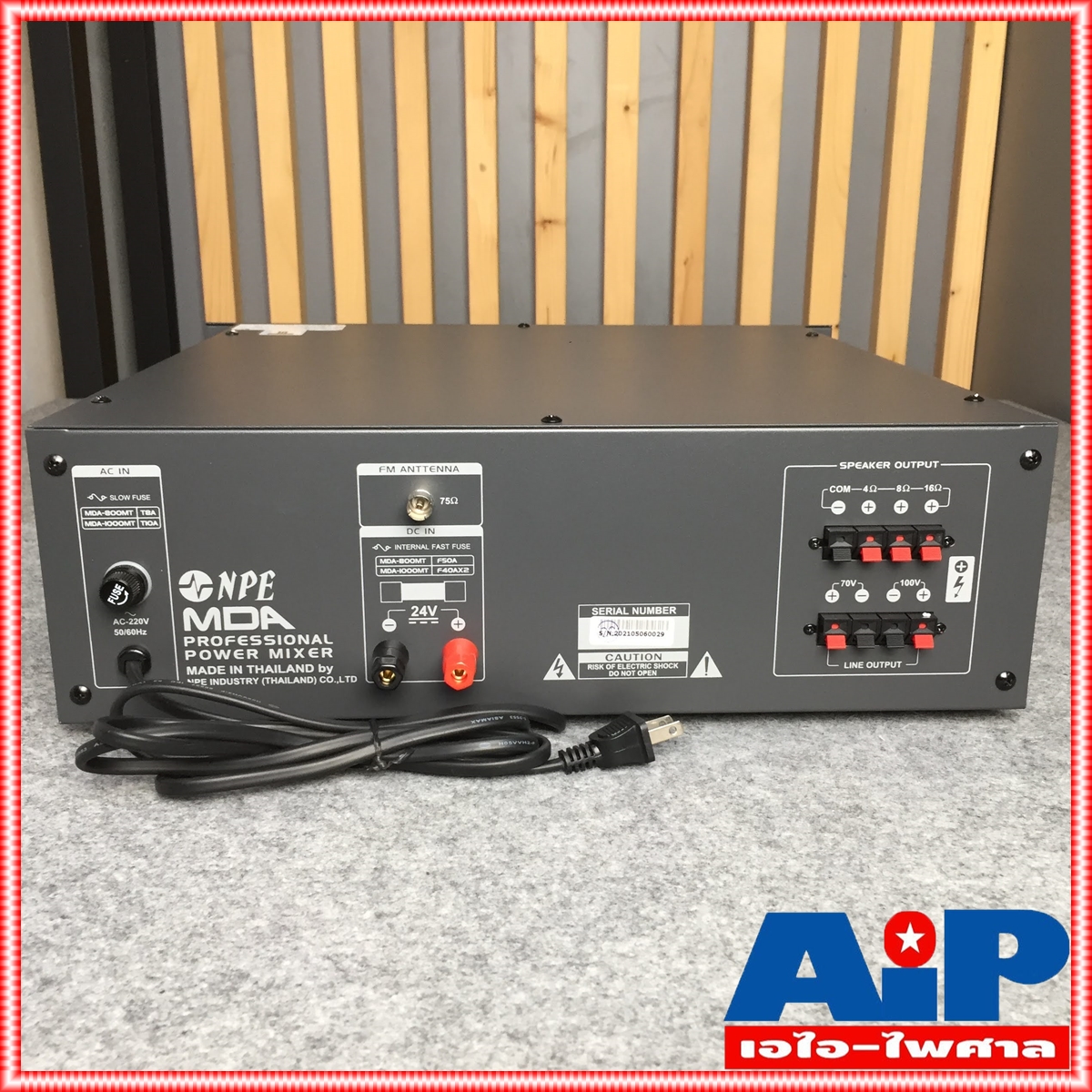 NPE MDA-1000MT POWERMIXER+LINE+USB พาวเวอร์มิกเซอร์ เครื่องขยายเสียง กำลังขับ 1000W MDA1000MT ...