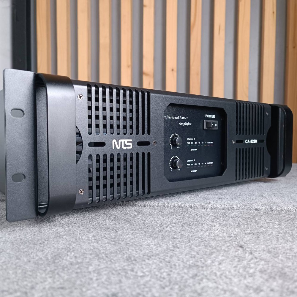 NTS CA-2200 POWERAMP CLASS H เพาเวอร์แอมป์ เครื่องขยายเสียง แอมป์ แบบหม้อแปลง CA 2200 CA2200 เอ ...
