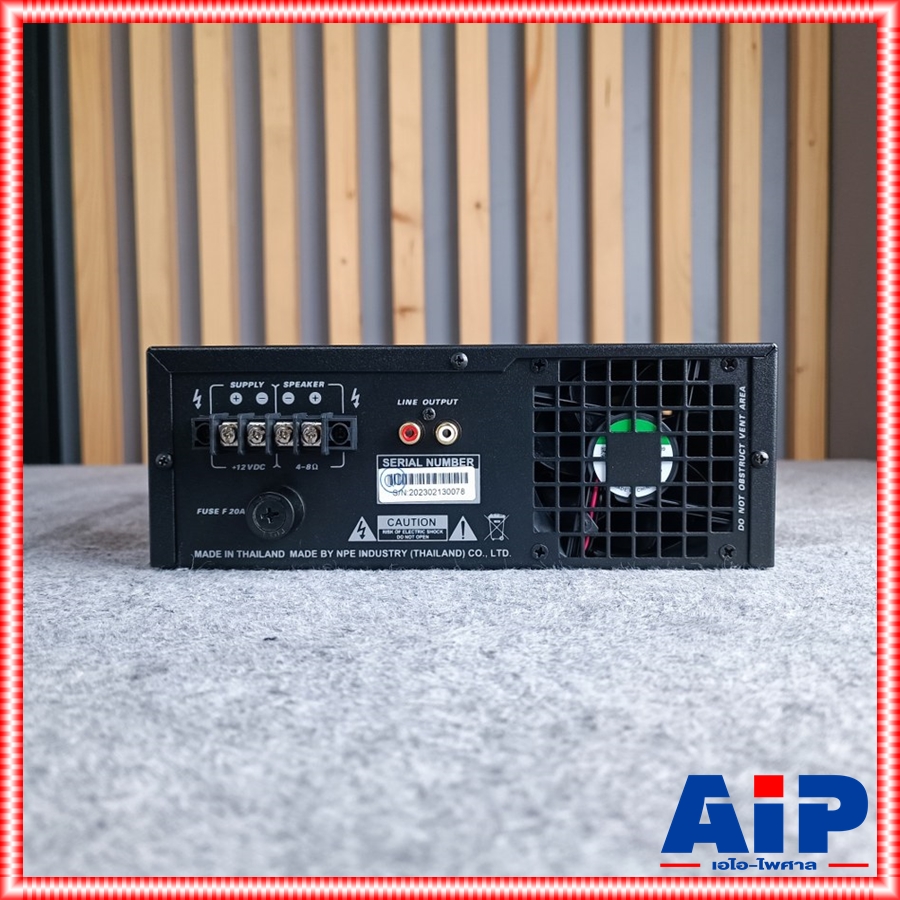 NPE CPA-250BT แอมป์ติดรถ บลูทูธ เครื่องขยายเสียงติดรถแห่ 250 วัตต์ แอมป์ติดรถโฆษณา CPA 250 BT ...