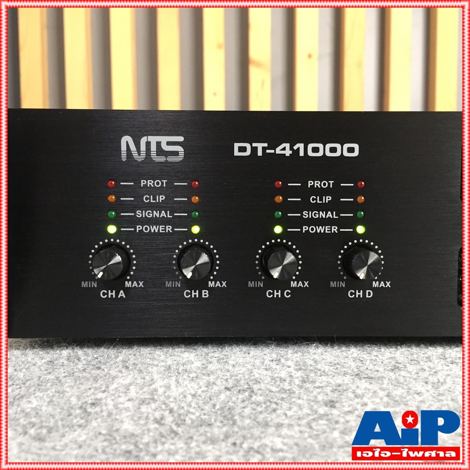 NTS DT-41000 poweramp 4CH เพาเวอร์แอมป์ เป็นพาวเวอร์ที่มี 4 ช่อง ขนาดความสูง 2U เป็นเครื่องขยาย ...