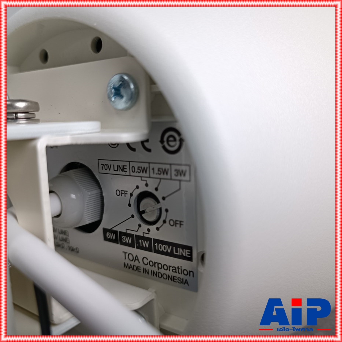 TOA PJ-64 PROJECTION SPEAKER PJ64 PJ 64 ลำโพง 6 วัตต์ Projection Speaker 6W ตู้ลำโพงติดผนัง TOA ...