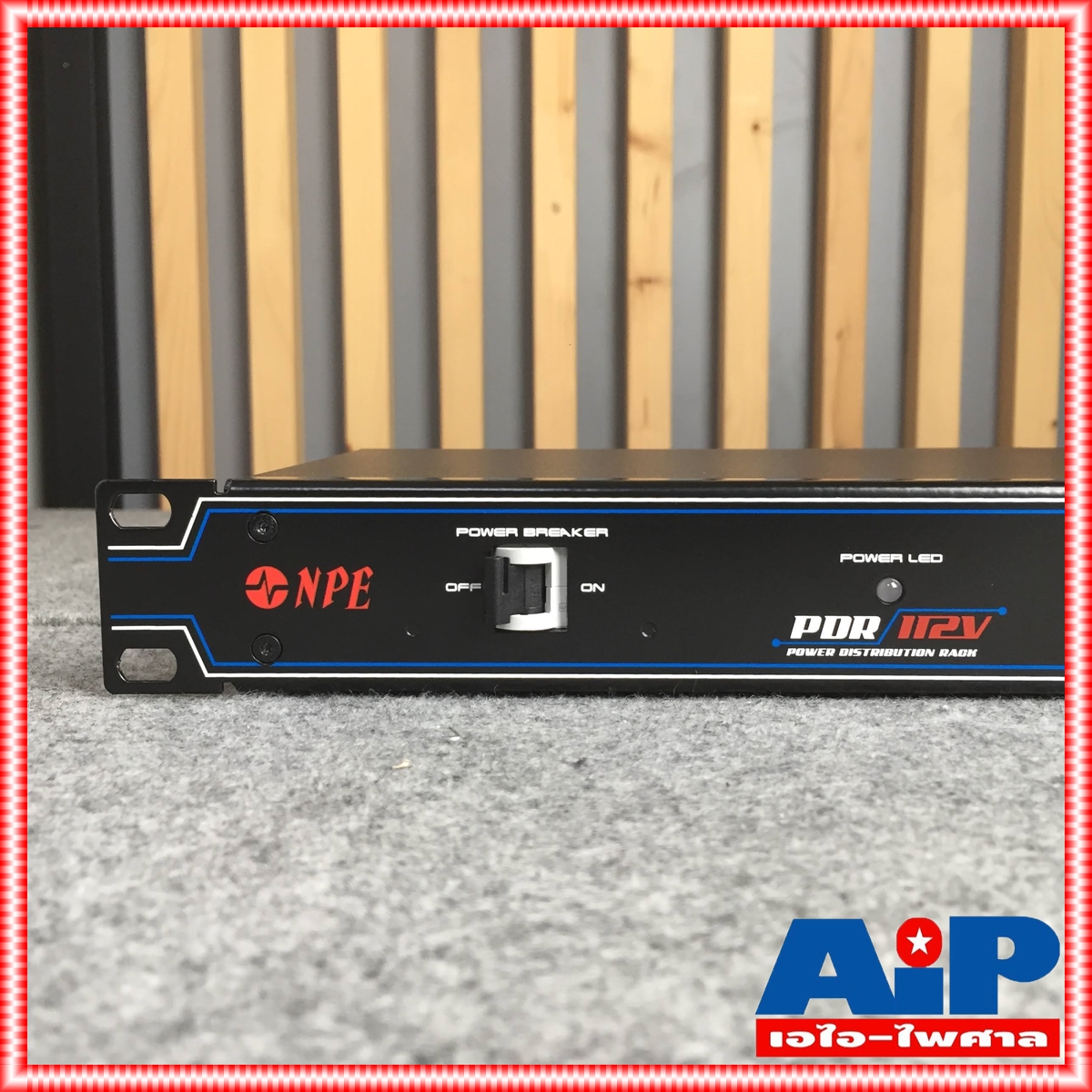 ปลั๊กไฟใส่RACK NPE PDR112V 12ช่อง โชว์V PDR-112V ปลั๊กไฟใส่แร็ค รางปลั๊กไฟยึดแร็ก 12ช่องเสียบ เอ ...