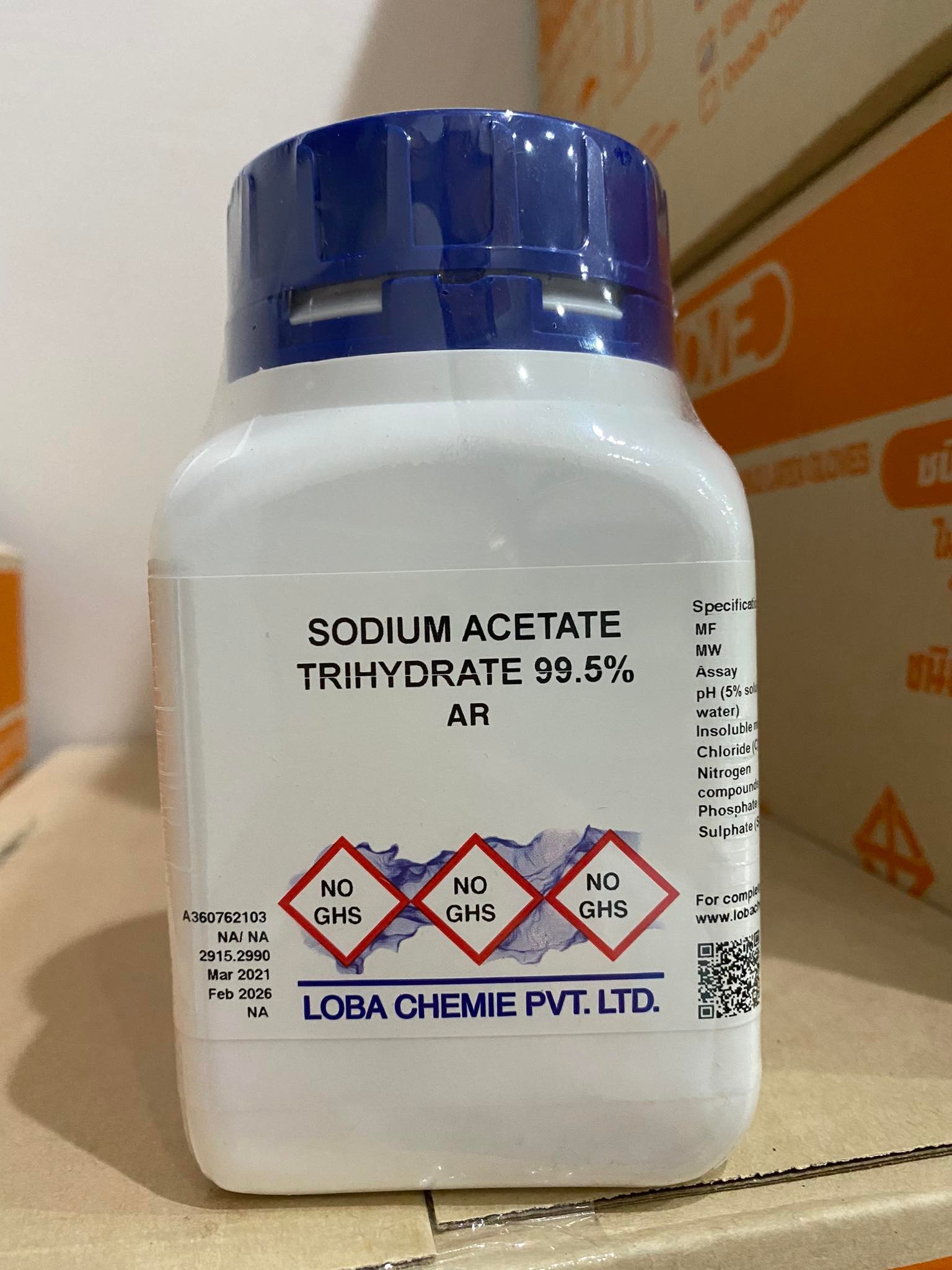 Sodium Acetate Trihydrate