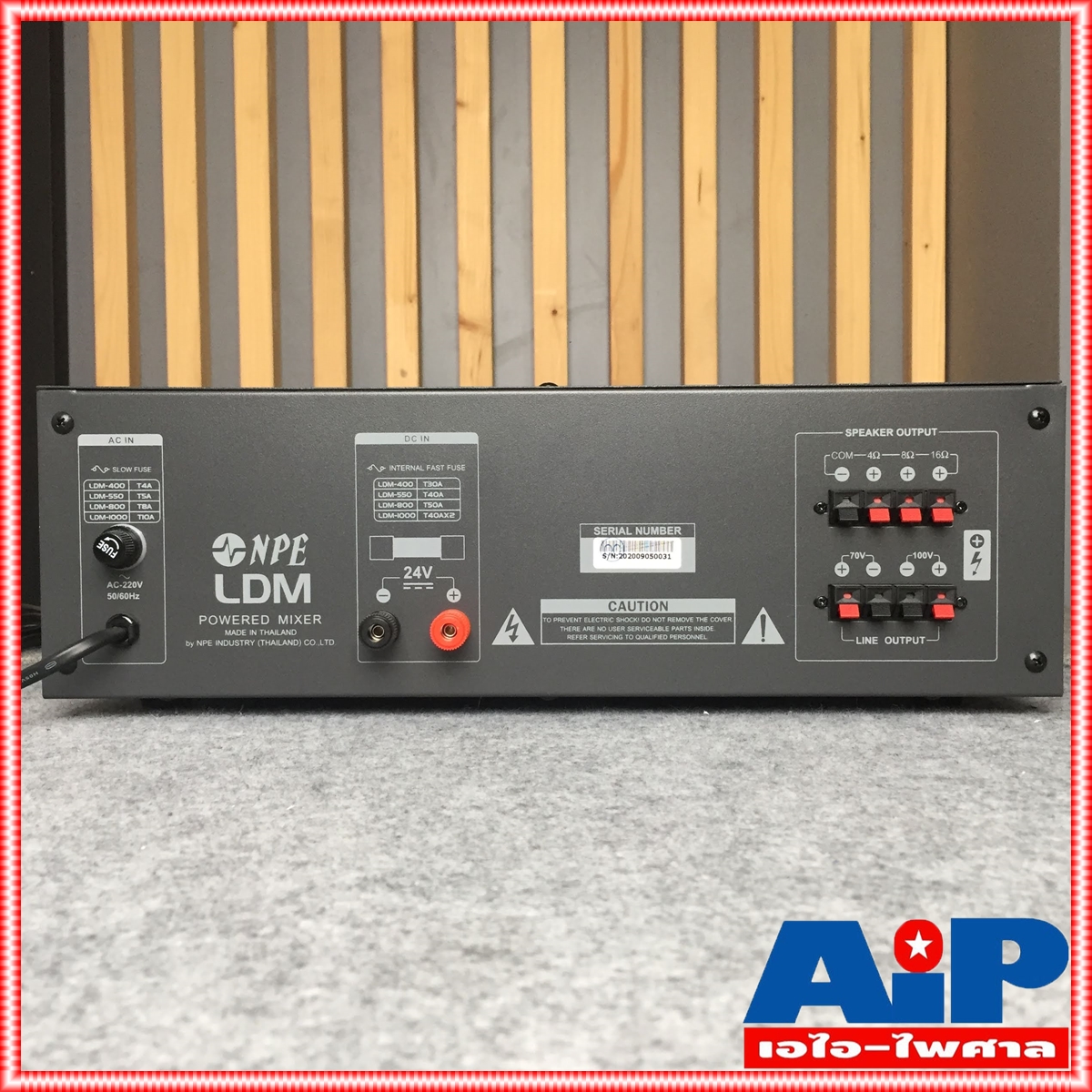 NPE LDM-550 POWERMIXER LINE เครื่องขยายเสียง 550 วัตต์ 4-16 โอห์ม 70-100 โวลท์ LDM550 LDM 550 ...