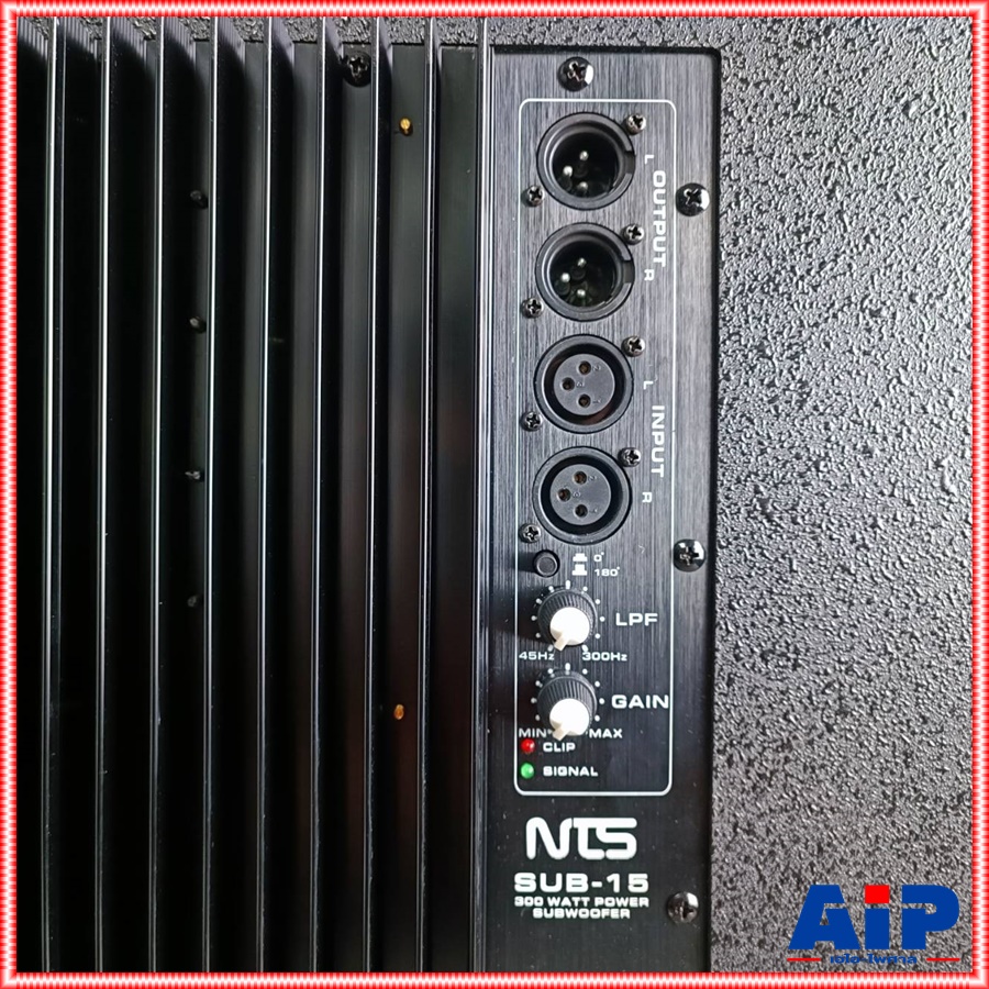 NTS SUB-15 ตู้ลำโพงซับ15นิ้ว แอมป์ ตู้ลำโพงซัฟวูฟเฟอร์ ขนาด 15นิ้ว มีแอมป์ในตัว กำลังขับ 300 ...