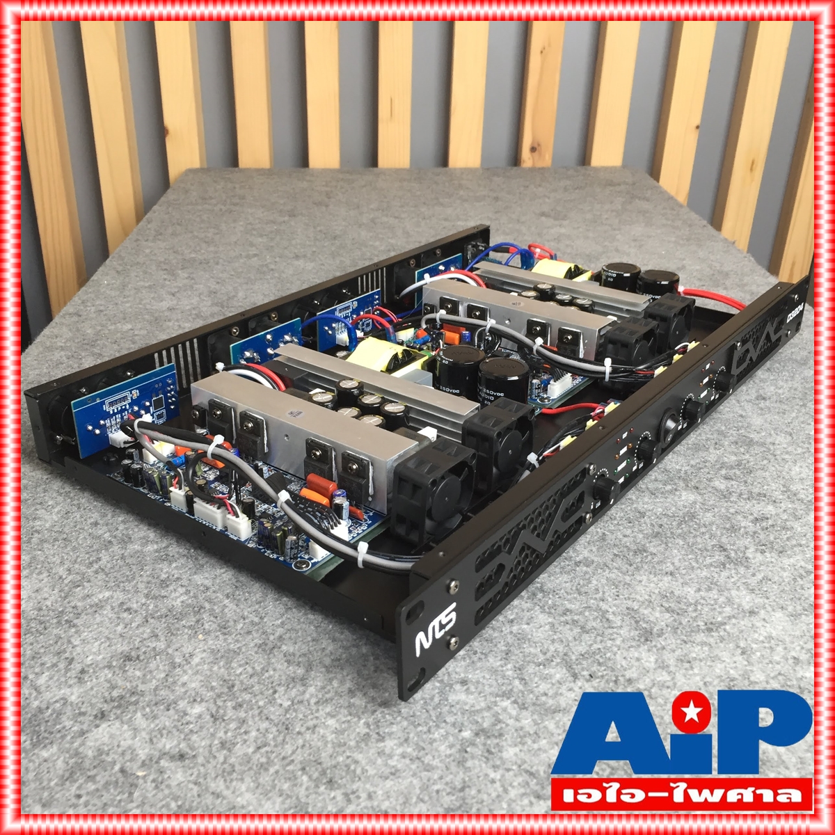 NTS D-3204 poweramp เพาเวอร์แอมป์ เครื่องขยายเสียง 480W x 4 ที่ 4 OHM D3204 D 3204 เอ็นทีเอส เอ ...
