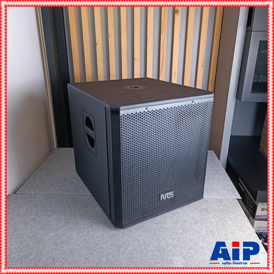 NTS PWS-15 ตู้ลำโพงซับ15นิ้ว ACTIVE ตู้ลำโพงซับ15+แอมป์ 1200 วัตต์ (600 วัตต์ RMS) ตู้ลำโพง ...