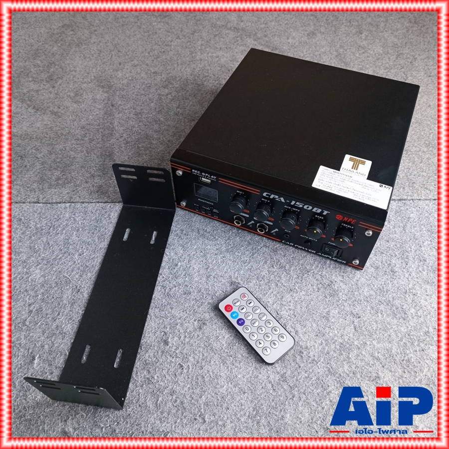 NPE CPA-150BT แอมป์ติดรถ บลูทูธ เครื่องขยายเสียงติดรถแห่ 150 วัตต์ แอมป์ติดรถโฆษณา CPA 150 BT ...