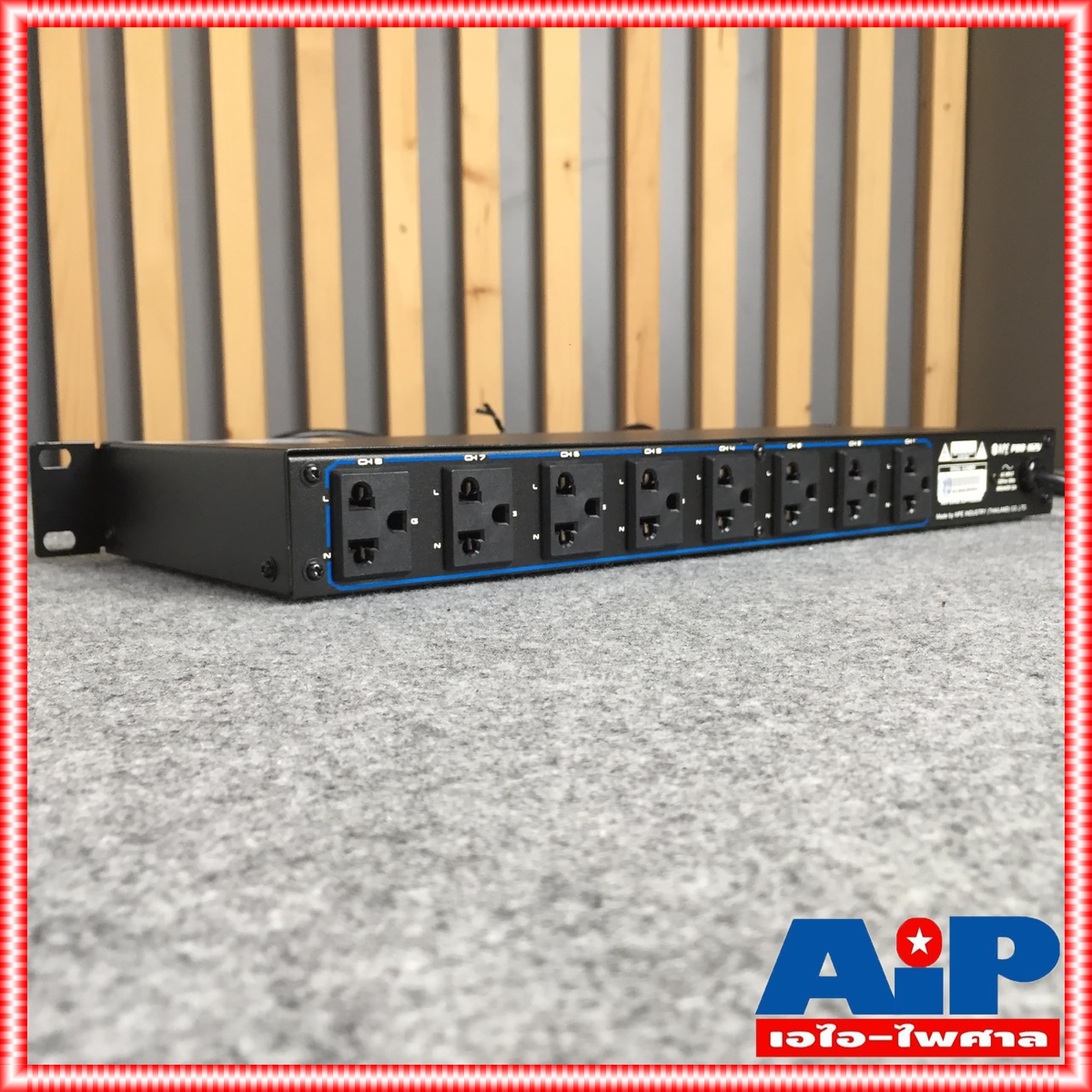 ปลั๊กไฟใส่RACK NPE PDR112V 12ช่อง โชว์V PDR-112V ปลั๊กไฟใส่แร็ค รางปลั๊กไฟยึดแร็ก 12ช่องเสียบ เอ ...