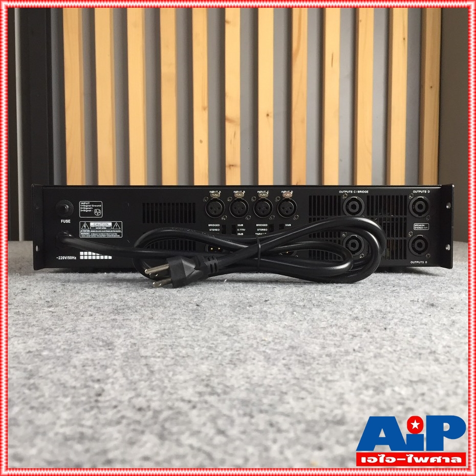 NTS DT-41000 poweramp 4CH เพาเวอร์แอมป์ เป็นพาวเวอร์ที่มี 4 ช่อง ขนาดความสูง 2U เป็นเครื่องขยาย ...