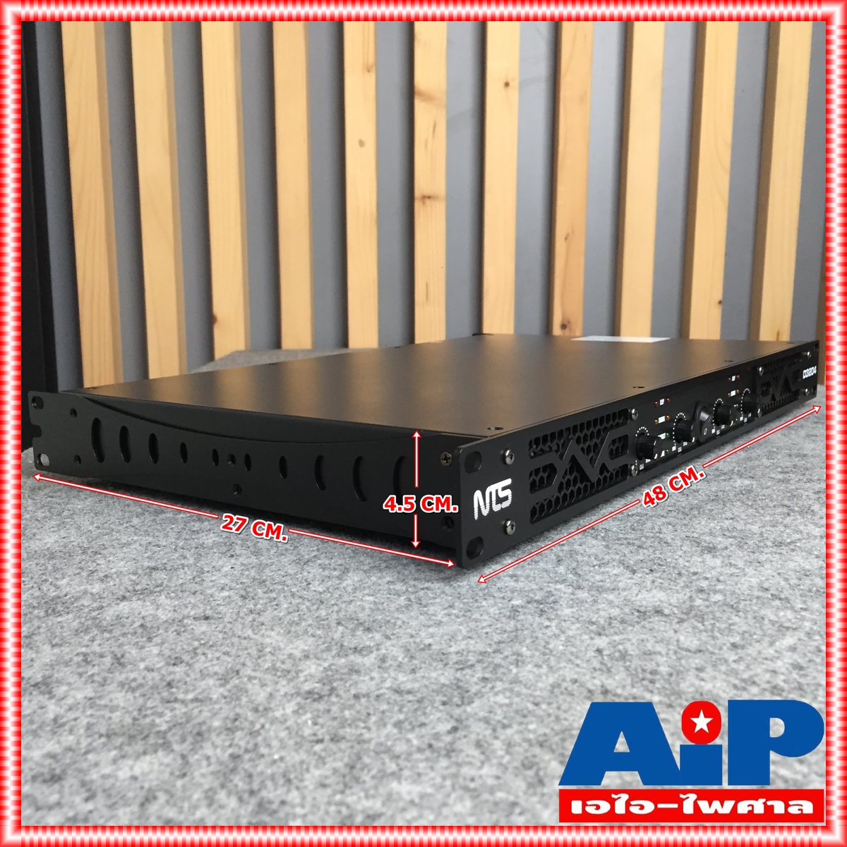 NTS D-3204 poweramp เพาเวอร์แอมป์ เครื่องขยายเสียง 480W x 4 ที่ 4 OHM D3204 D 3204 เอ็นทีเอส เอ ...