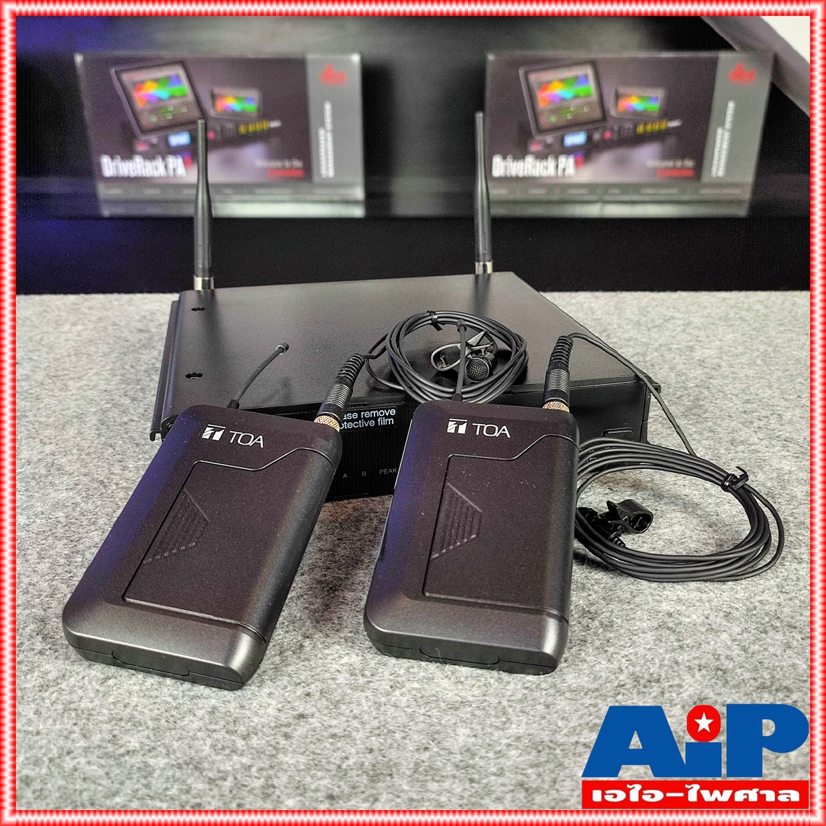 ความถี่ใหม่ กสทช TOA WS-432 AS ไมค์ลอย หนีบคู่ ไมค์ ไมโครโฟน ไมค์ลอยแบบหนีบ WS 432AS WS432AS ...