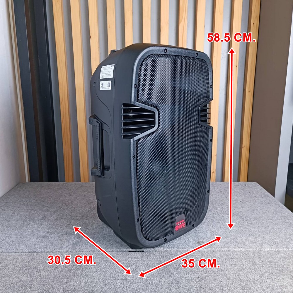NPE ฺBT-12A ตู้ขยาย 12นิ้ว บลูบูธ ตู้ลำโพงอเนกประสงค์ 12 นิ้ว มีแอมป์ขยายในตัว NPE BT12A BT 12 A ...