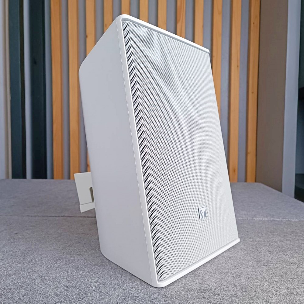 TOA F-08WT ตู้ลำโพงแขวน สีขาว พร้อมขาแขวน ลำโพงติดผนัง ขนาด 8 นิ้ว รองรับกำลังขับ 180 วัตต์ 8 ...