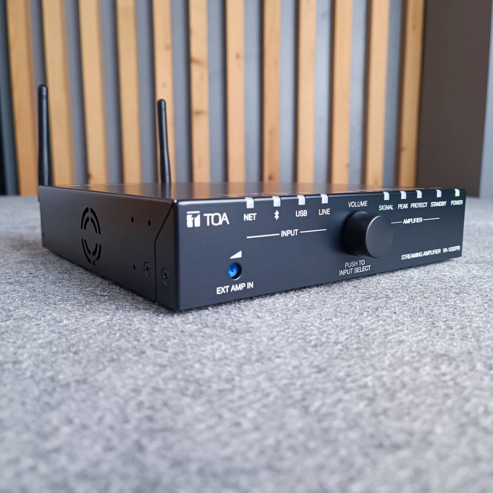 TOA VA-120DPB-AS1 STREAMING AMP เพาเวอร์แอมป์ 120 วัตต์ พร้อม Wi-Fi และ Bluetooth 5.0 VA 120DPB ...