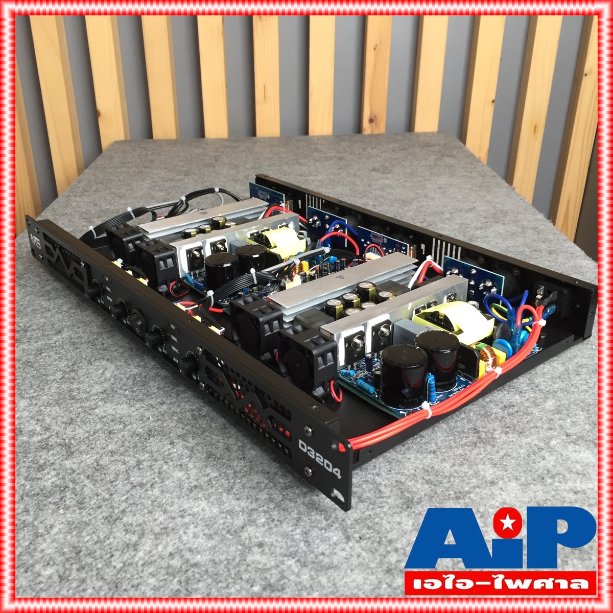 NTS D-3204 poweramp เพาเวอร์แอมป์ เครื่องขยายเสียง 480W x 4 ที่ 4 OHM D3204 D 3204 เอ็นทีเอส เอ ...