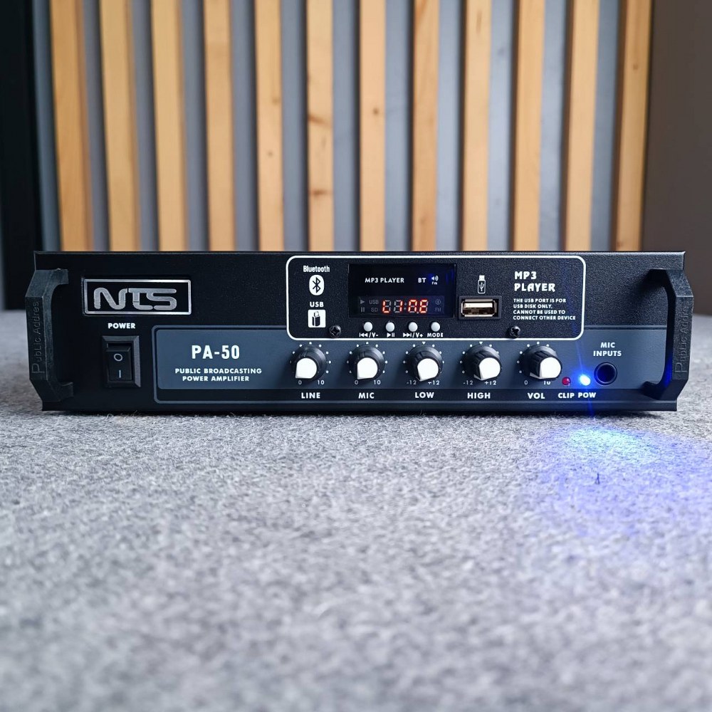 NTS PA-50 powermix line PA 50 PA50 บลูทูธ USB MP3 FM เพาเวอร์มิกเซอร์ มีLINE เอไอ-ไพศาล - เอไอ ...