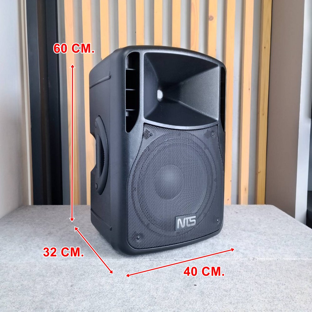 ใบละ NTS PD-12 ตู้ลำโพง12นิ้ว ตู้ลำโพง 12 นิ้ว 2 ทาง มีแป้นสำหรับสวมขาตั้ง และ สามารถวางทรง ...