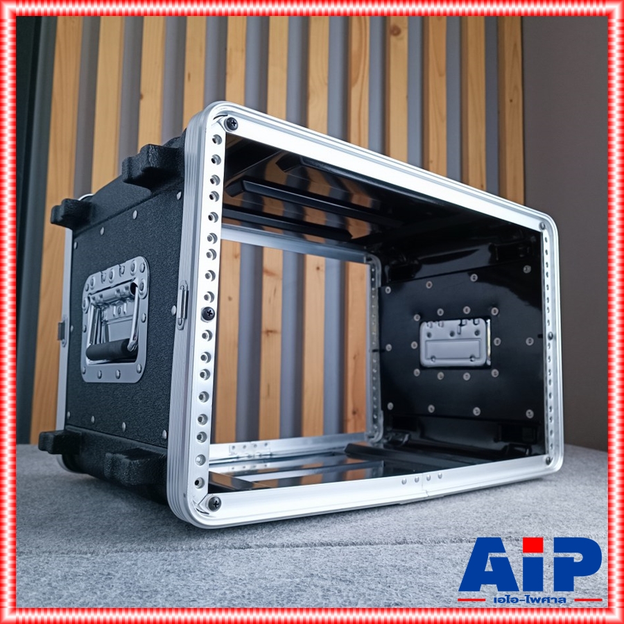 สีดำ NPE RACK RC-ABS6UM ลึก12นิ้ว กล่องใส่เครื่องเสียง RC ABS 6UM ABS 6 UM แร็คพลาสติก ABS6UM แร ...