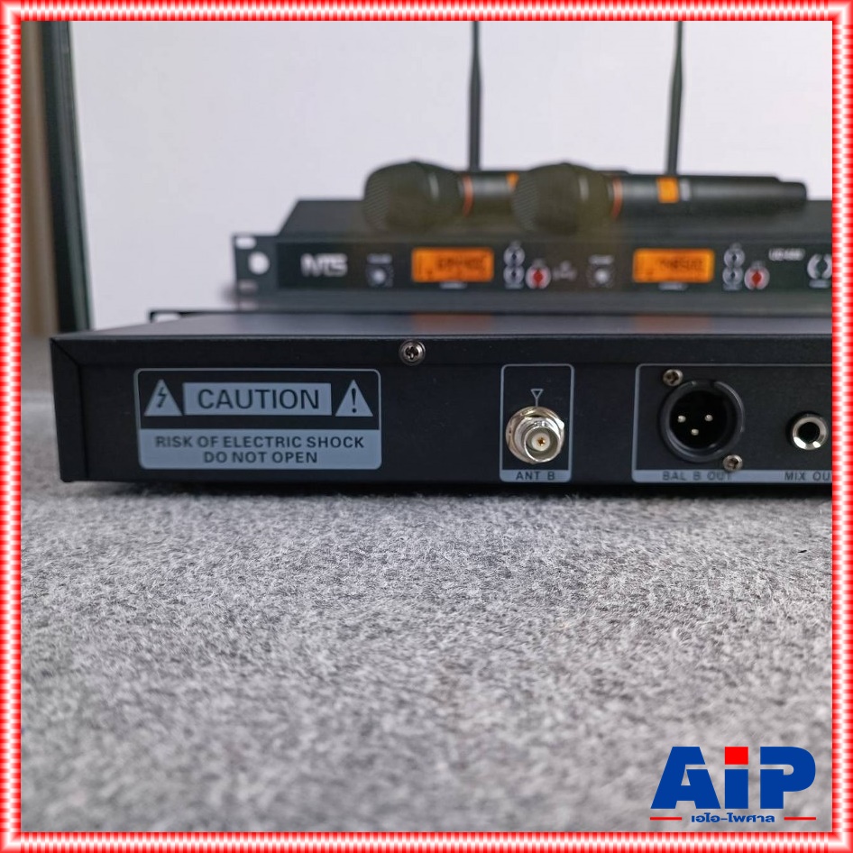 NTS UD-600 ไมค์ลอยปรับความถี่ ไมโครโฟนไร้สาย ไมค์ถือคู่ เปลี่ยนความถี่ได้ ย่านความถี่ UHF UD 600 ...