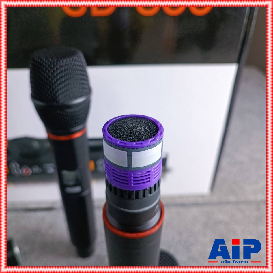 NTS UD-600 ไมค์ลอยปรับความถี่ ไมโครโฟนไร้สาย ไมค์ถือคู่ เปลี่ยนความถี่ได้ ย่านความถี่ UHF UD 600 ...