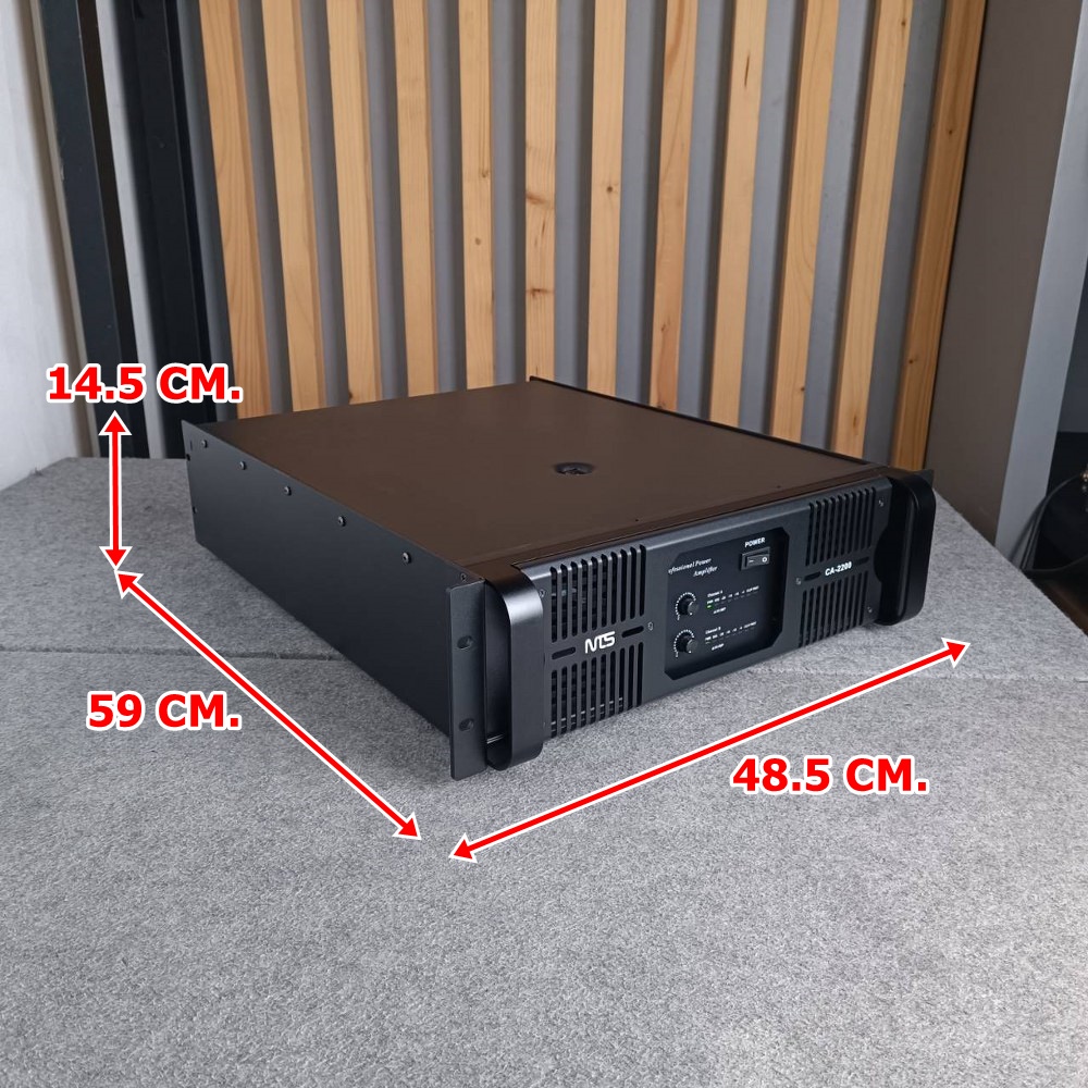 NTS CA-2200 POWERAMP CLASS H เพาเวอร์แอมป์ เครื่องขยายเสียง แอมป์ แบบหม้อแปลง CA 2200 CA2200 เอ ...
