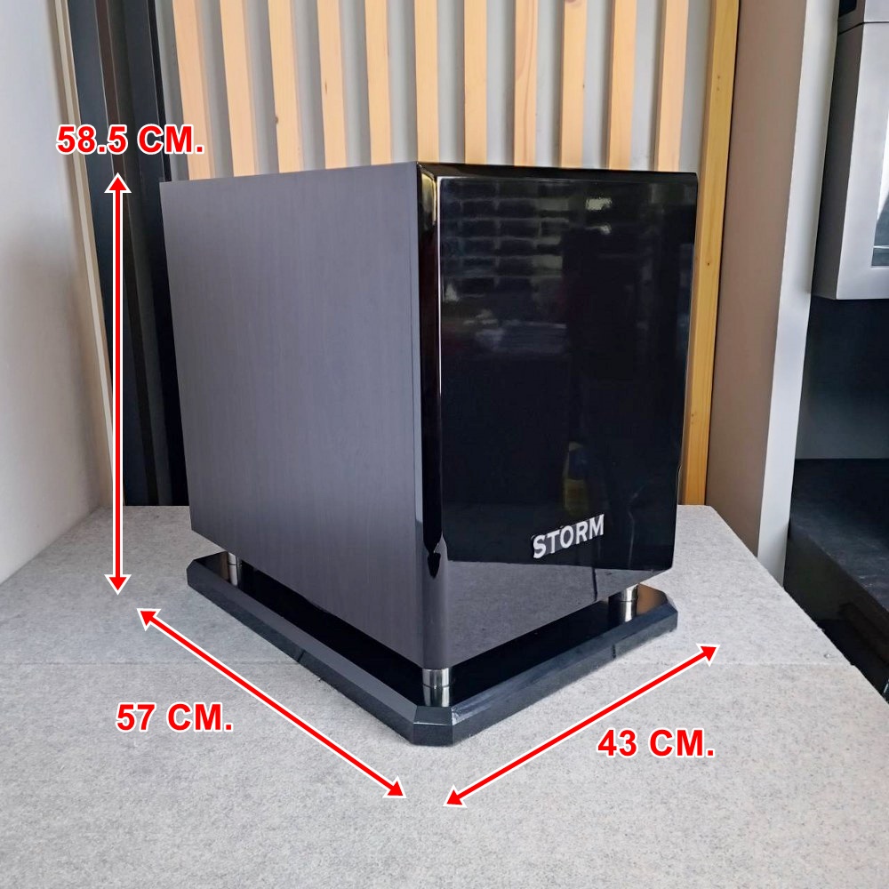 STORM RM-156 ตู้ลำโพงซับ15นิ้ว Active Subwoofer Speaker มีแอมป์ในตัว RM 156 RM156 ตู้ลำโพง ซับ ...