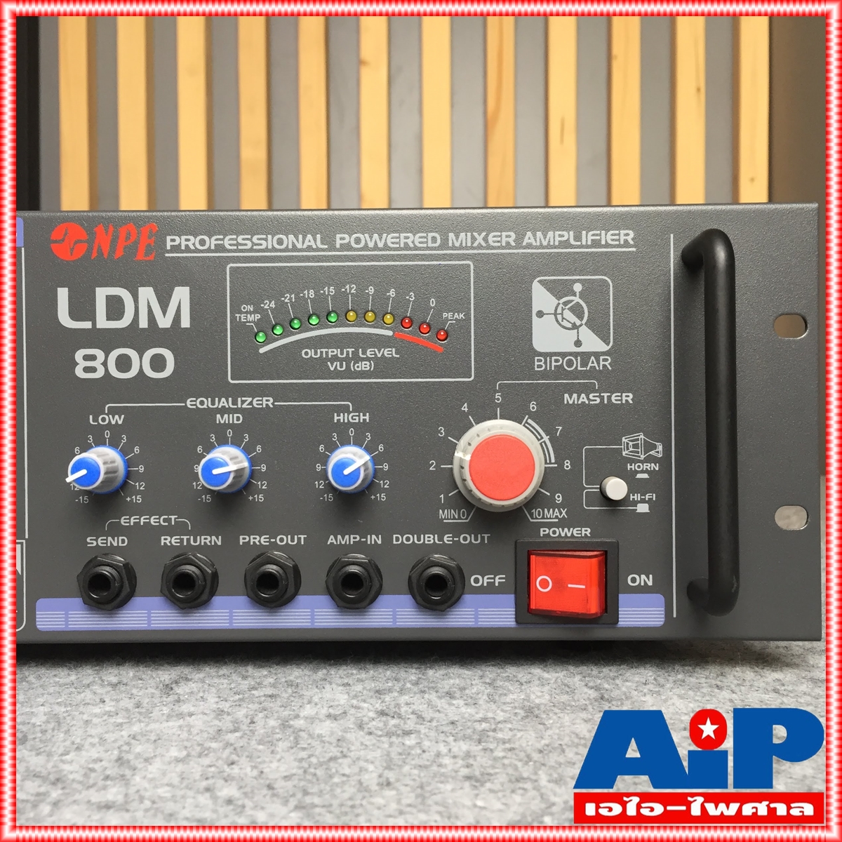 NPE LDM-800 POWERMIXER LINE เครื่องขยายเสียง 800 วัตต์ 4-16 โอห์ม มีลายน์แมทชิ่ง 70-100V แอมป์ ...