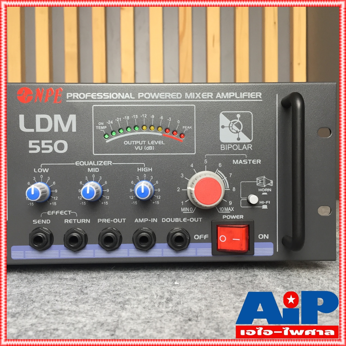 NPE LDM-550 POWERMIXER LINE เครื่องขยายเสียง 550 วัตต์ 4-16 โอห์ม 70-100 โวลท์ LDM550 LDM 550 ...