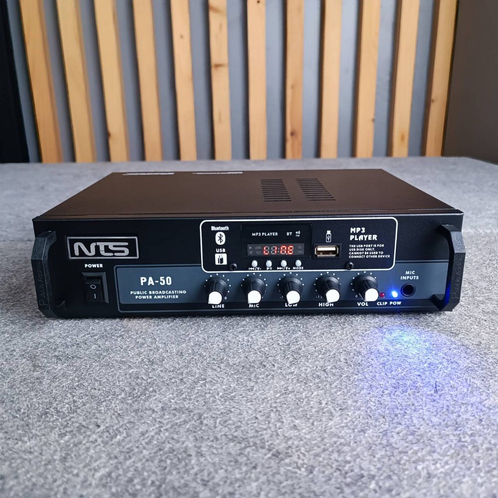 NTS PA-50 powermix line PA 50 PA50 บลูทูธ USB MP3 FM เพาเวอร์มิกเซอร์ มีLINE เอไอ-ไพศาล - เอไอ ...