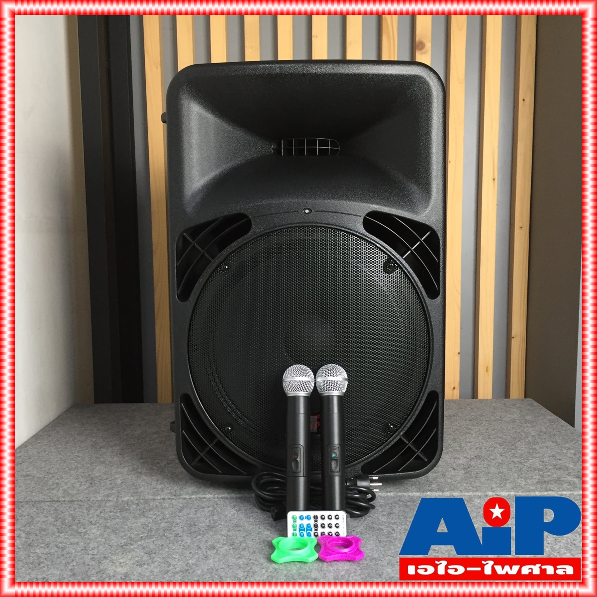 1ตู้ NPE DD-15A ตู้ ลำโพง USB บูลทูธ ไมค์ลอย 2ตัว ตู้ลำโพง 15นิ้ว DD 15 A อเนกประสงค์ ล้อลาก เอ ...