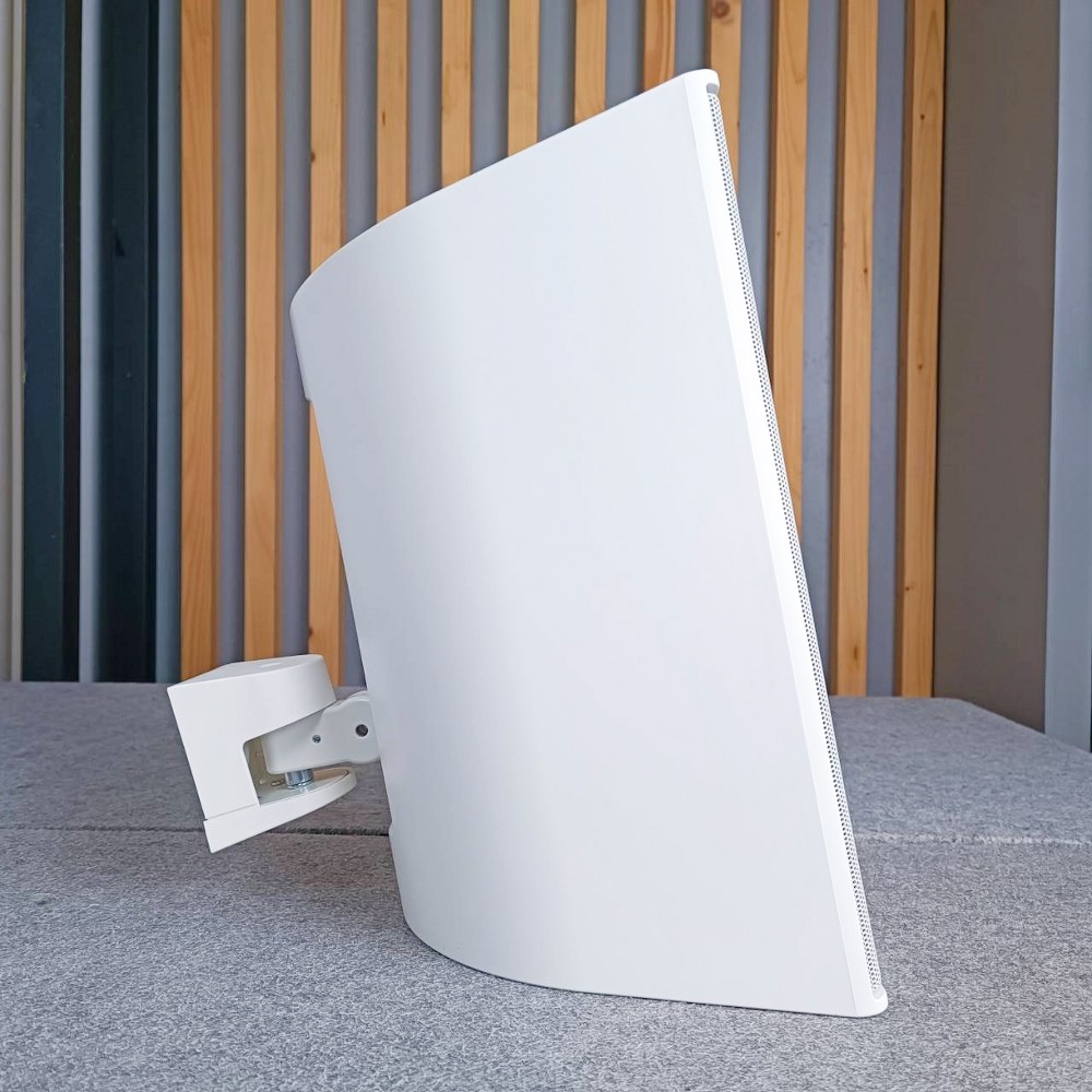 TOA F-08WT ตู้ลำโพงแขวน สีขาว พร้อมขาแขวน ลำโพงติดผนัง ขนาด 8 นิ้ว รองรับกำลังขับ 180 วัตต์ 8 ...