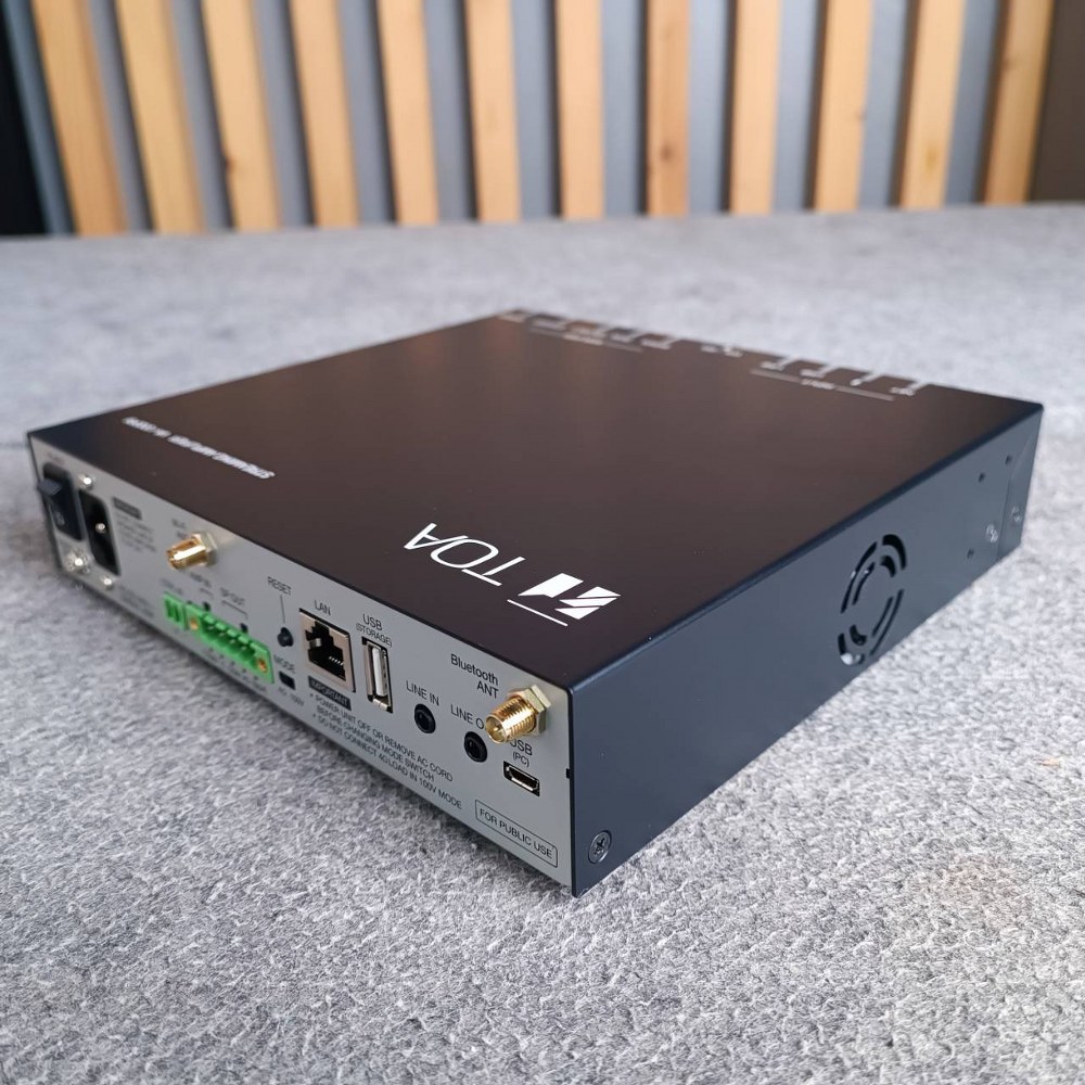 TOA VA-120DPB-AS1 STREAMING AMP เพาเวอร์แอมป์ 120 วัตต์ พร้อม Wi-Fi และ Bluetooth 5.0 VA 120DPB ...