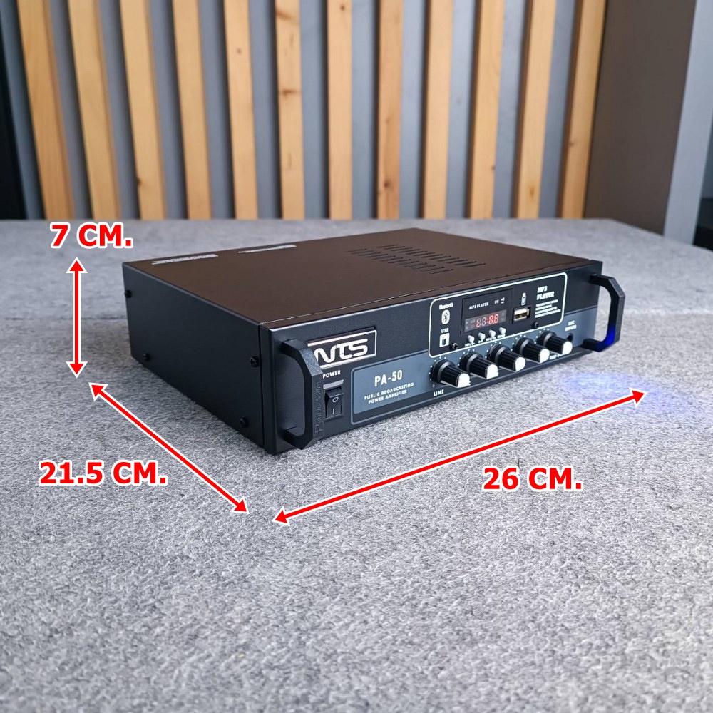 NTS PA-50 powermix line PA 50 PA50 บลูทูธ USB MP3 FM เพาเวอร์มิกเซอร์ มีLINE เอไอ-ไพศาล - เอไอ ...